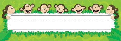 Name Plates Monkey Business [CTP4493] > Alco of Canada