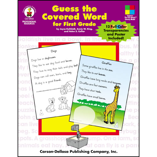 Guess The Covered Word For First Grade (A15-2602) > Alco of Canada