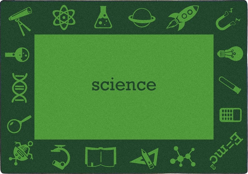 STEAM Classroom SCIENCE Rug 5'4 X 7'8 Rectangle JC 1912C-01 > Alco of ...