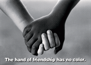 ARGUS Large Posters The hand of friendship has no color TA67000 > Alco ...